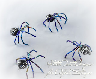 Glitter Tart Designs: Beaded Wire Spider Tutorial