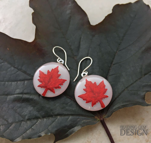 How to Make Easy Maple Leaf Jewelry Tutorials / The Beading Gem