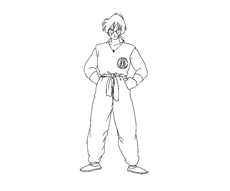 Yamcha Coloring Pages Coloring Pages