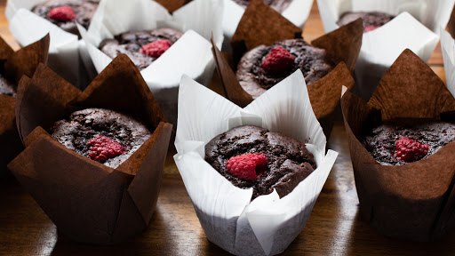 Double Choc raspberry muffins!!