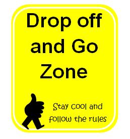 Engineering kiwi kids: Two Minute Drop Off Zone Sign