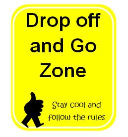 Engineering kiwi kids: Two Minute Drop Off Zone Sign
