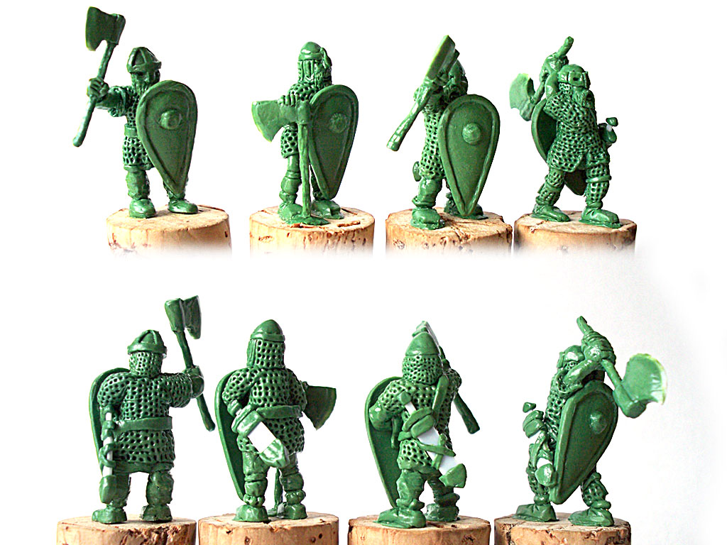 Finished 28mm Late Saxons