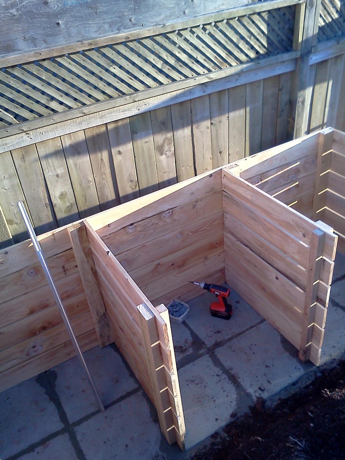 Lake City Farm: New Three Bin Compost System