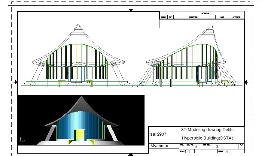 Wingate SAI: Hyperboloid building