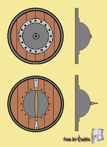 AMO DEL CASTILLO: Armamento medieval: Los escudos I: El broquel