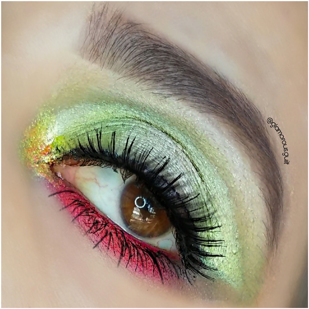 Water Melon Inspired Makeup and Lip Art