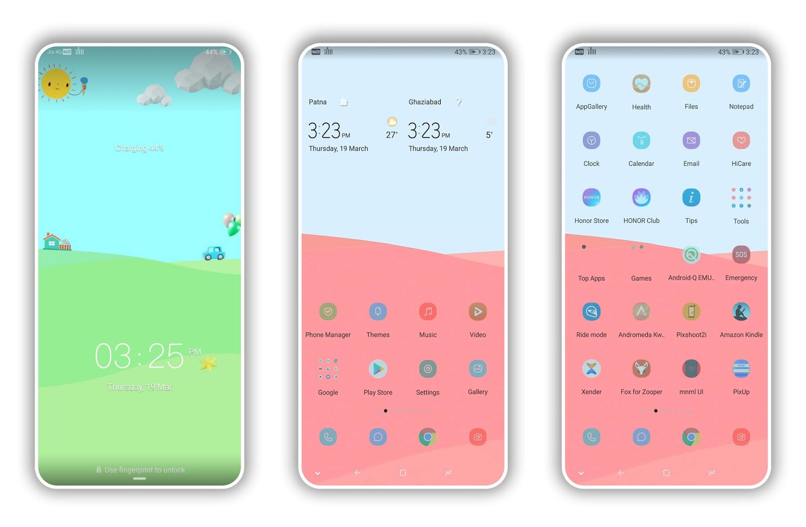 Colorful small fresh EMUI 5/8 Theme Download For Huawei Theme !! Honor ...