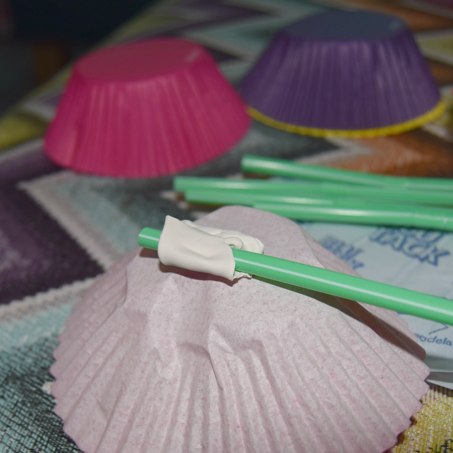 Wafflemama.: Kids Crafts >> Cake Case Flowers #BostikBloggers