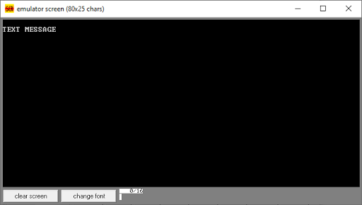 8086 Program To Print Text In Assembly - Engineering LAB