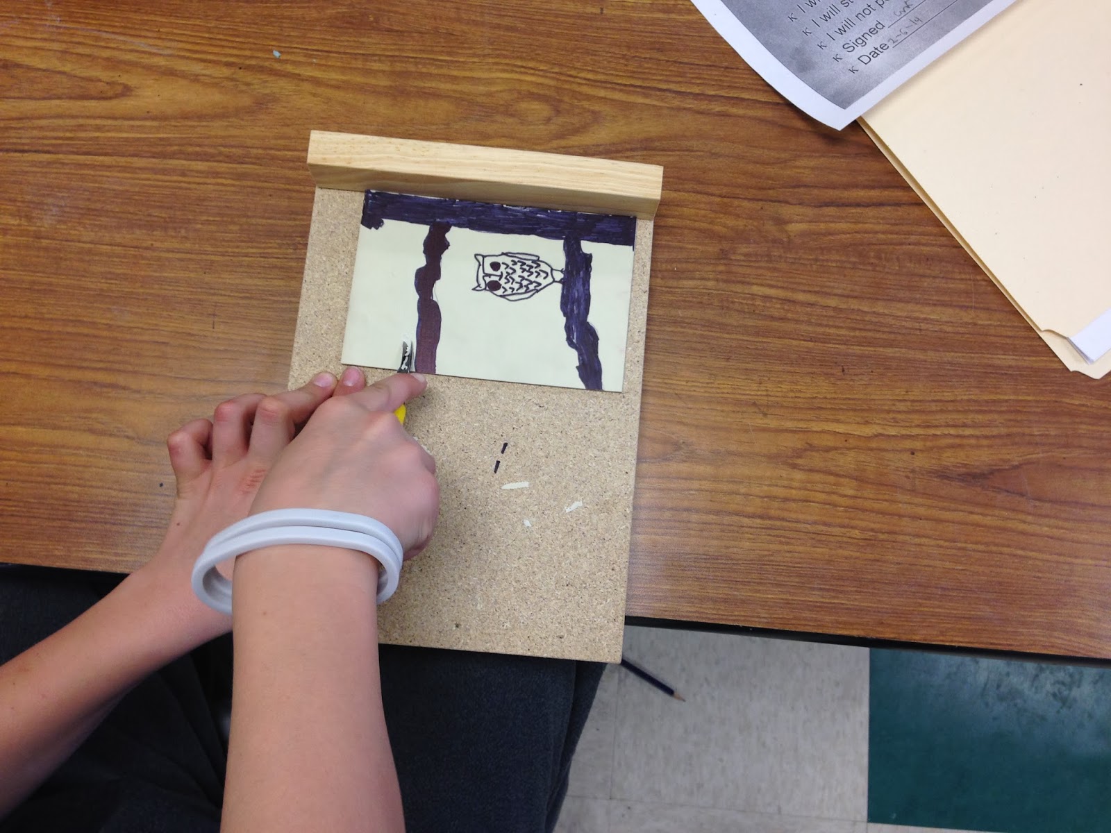 ShmoreArtRoom: Fifth Grade linoleum printmaking