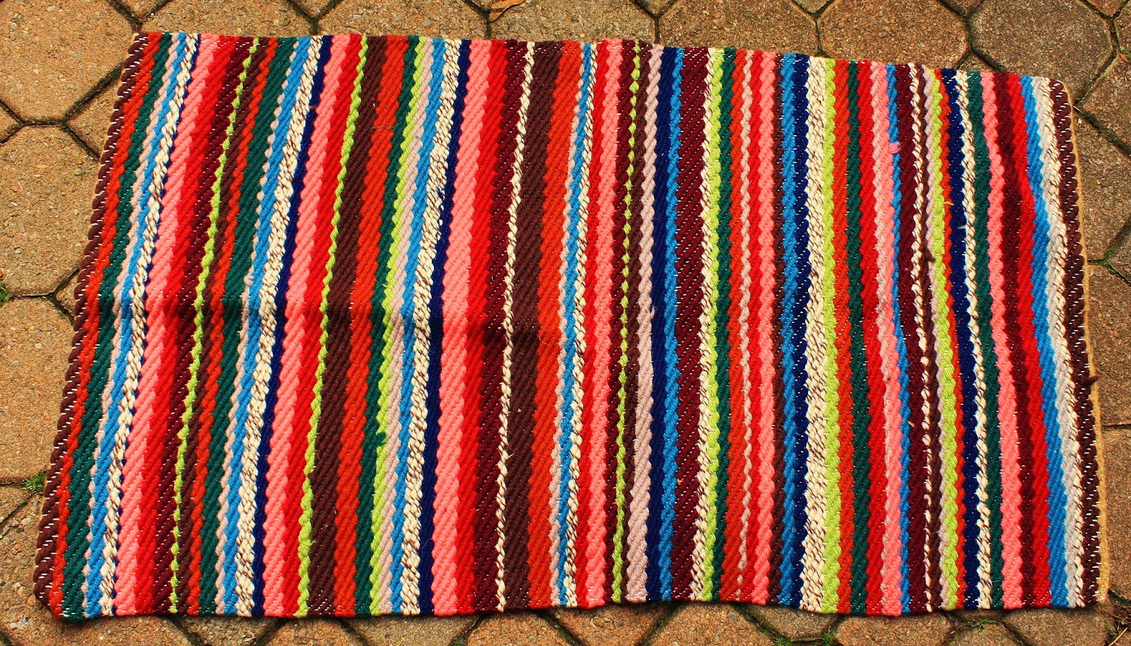 September Violets: Knitted Mat