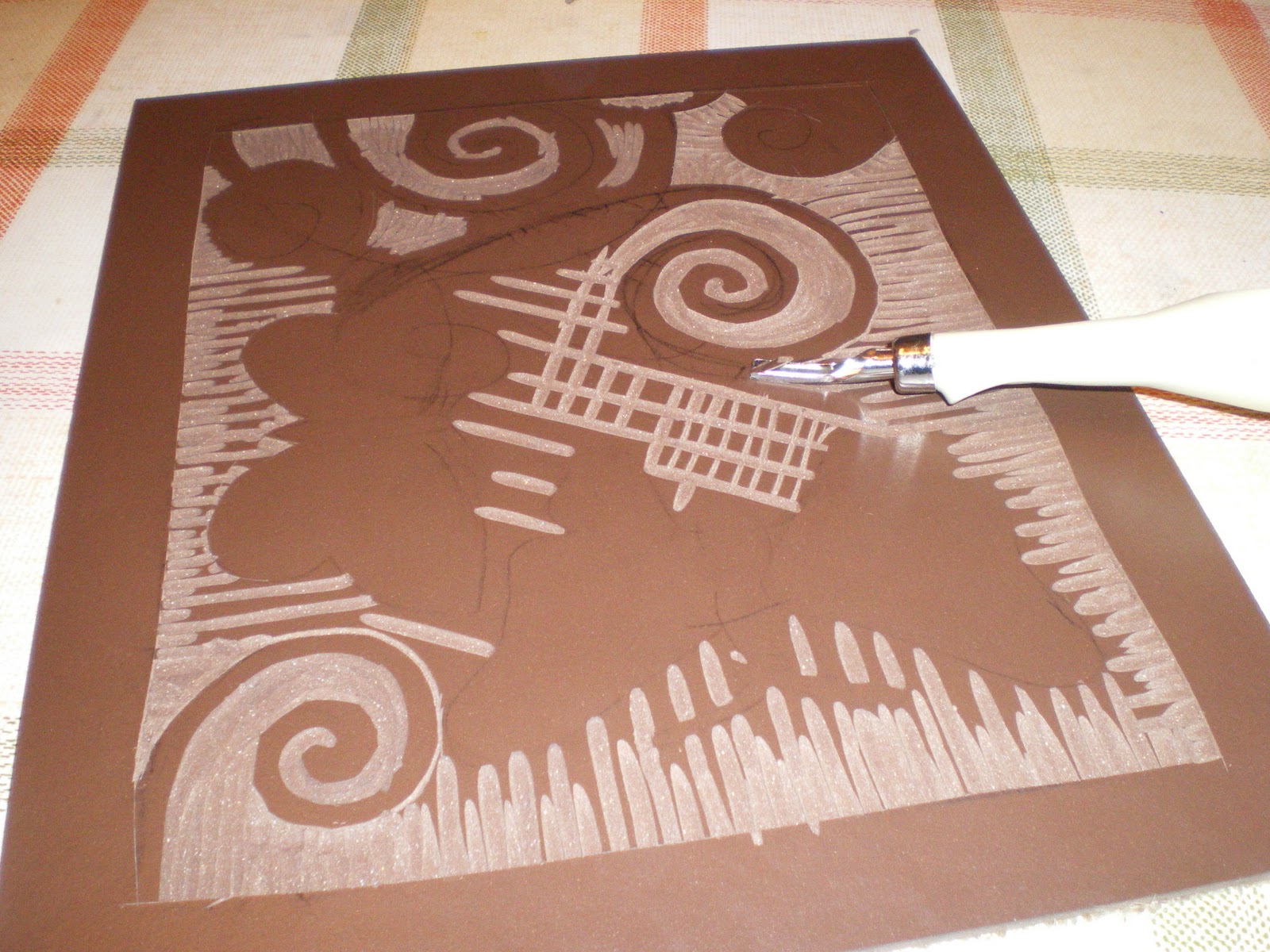 La clave es la inspiración: Linografía