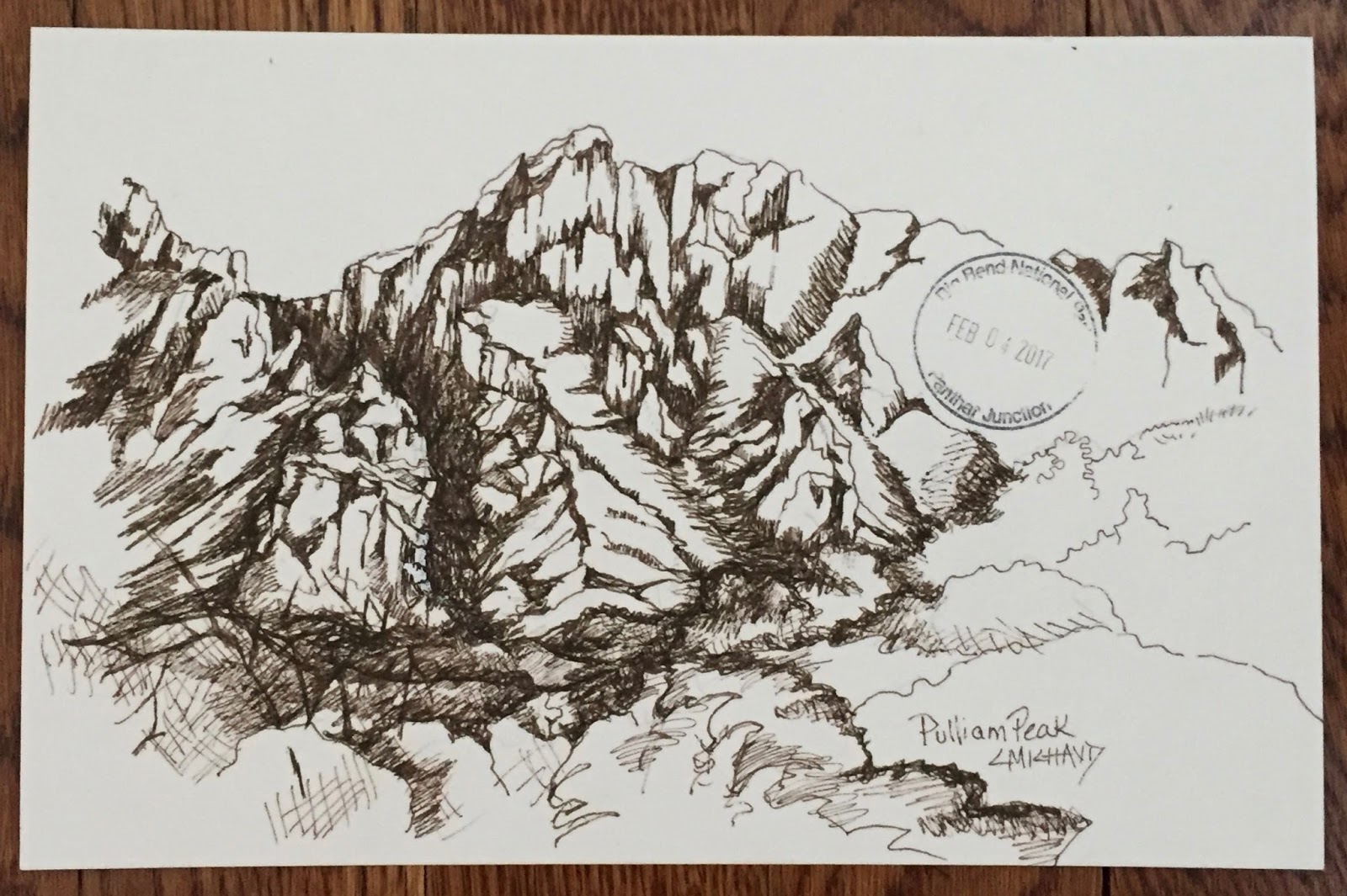 CindyMichaudArt: Sketching in the Big Bend