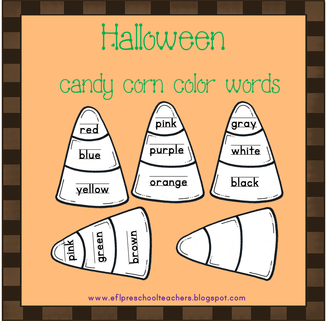 EFL Elementary Teachers: Day 11 and 12 of the 31 days of Halloween 2020 ...