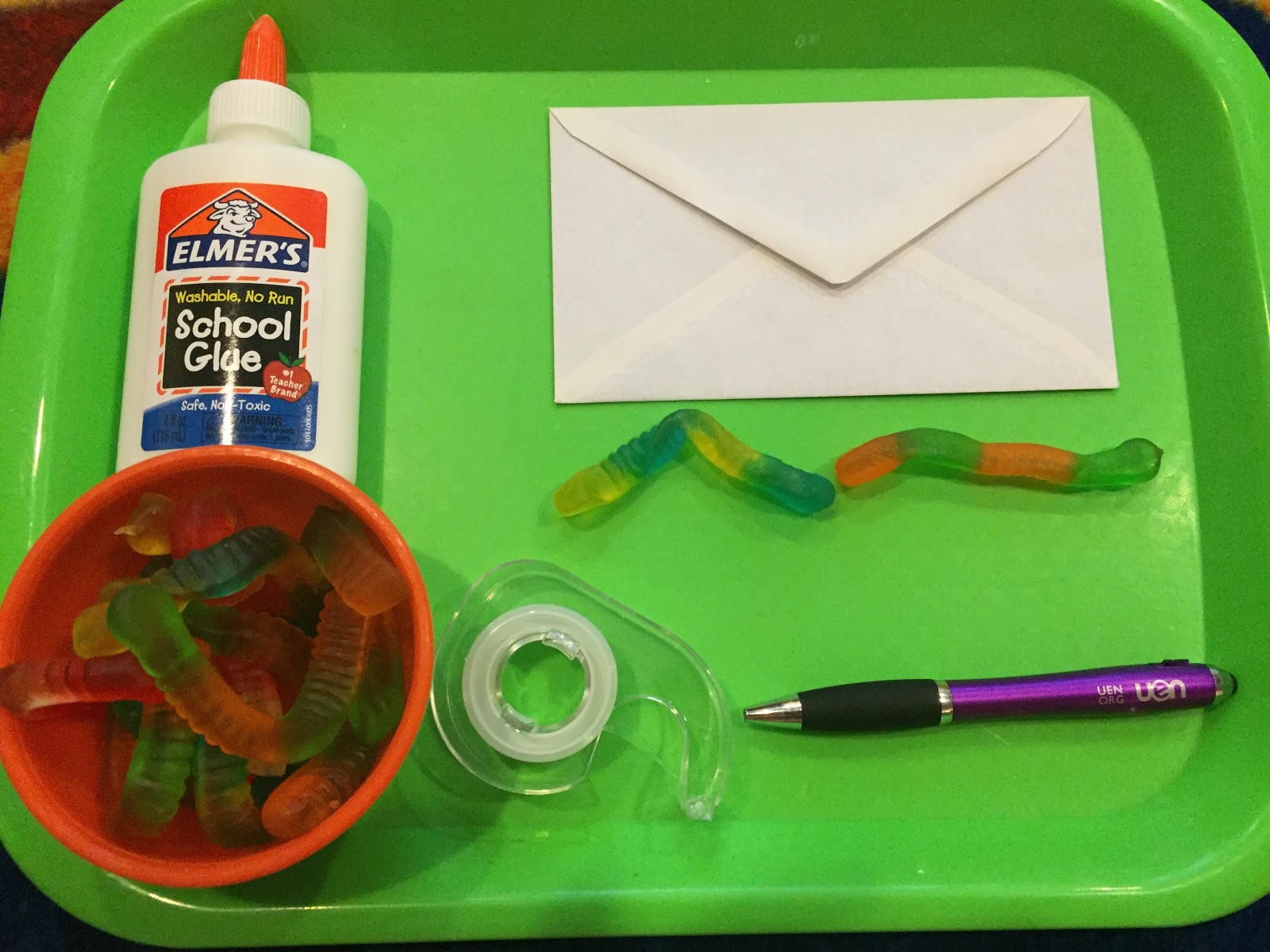 Morning Light Preschool: W is for Worm Measuring