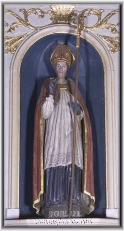 Vidas Santas: San Guillermo Pinchón de Saint-Brieuc, Obispo y Confesor