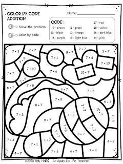 An Apple For The Teacher: Cinco de Mayo Color By Number