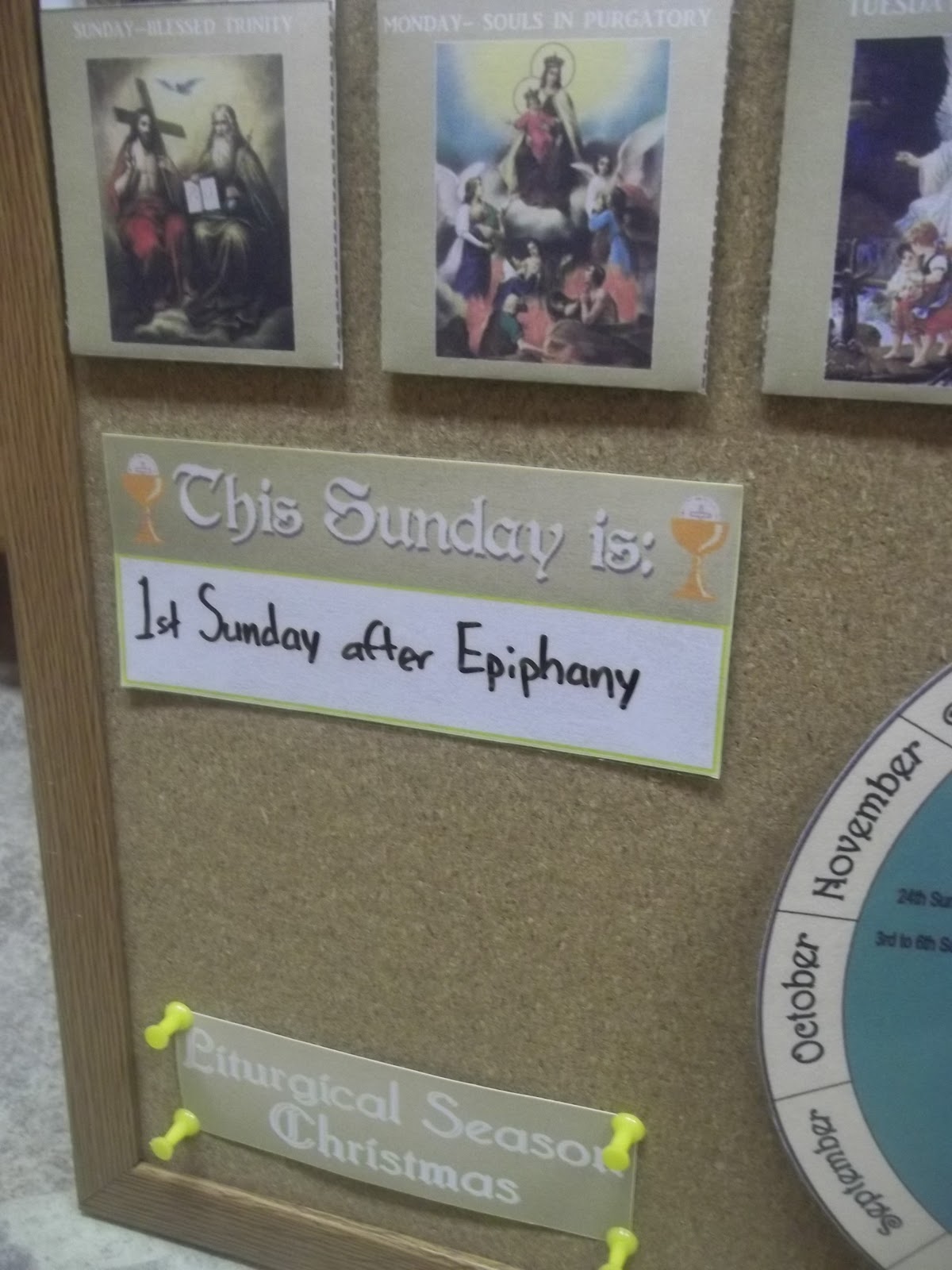In Faith and Love: DIY Liturgical Year Bulletin Board