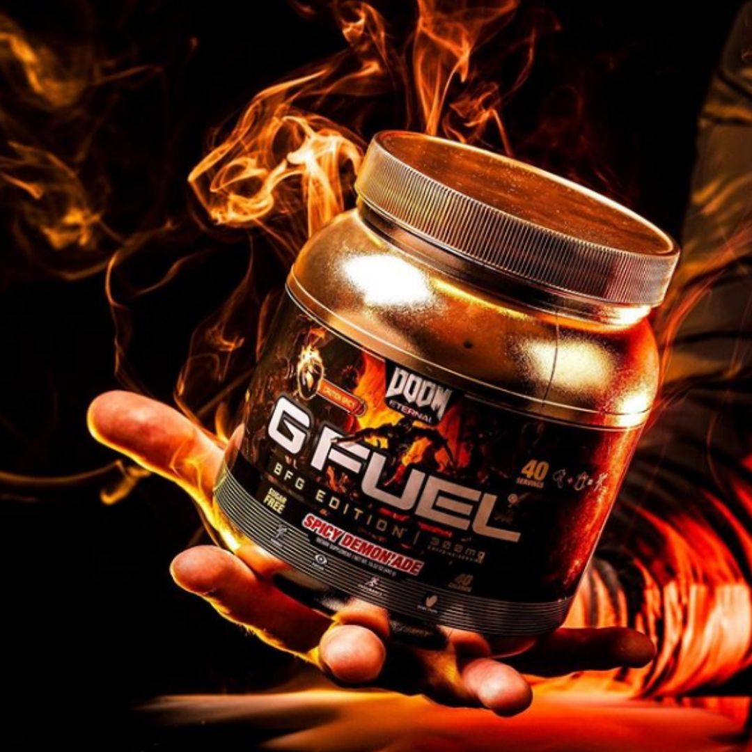 The Supp Plug: The G Fuel & Doom Eternal Collaboration is Now Available ...