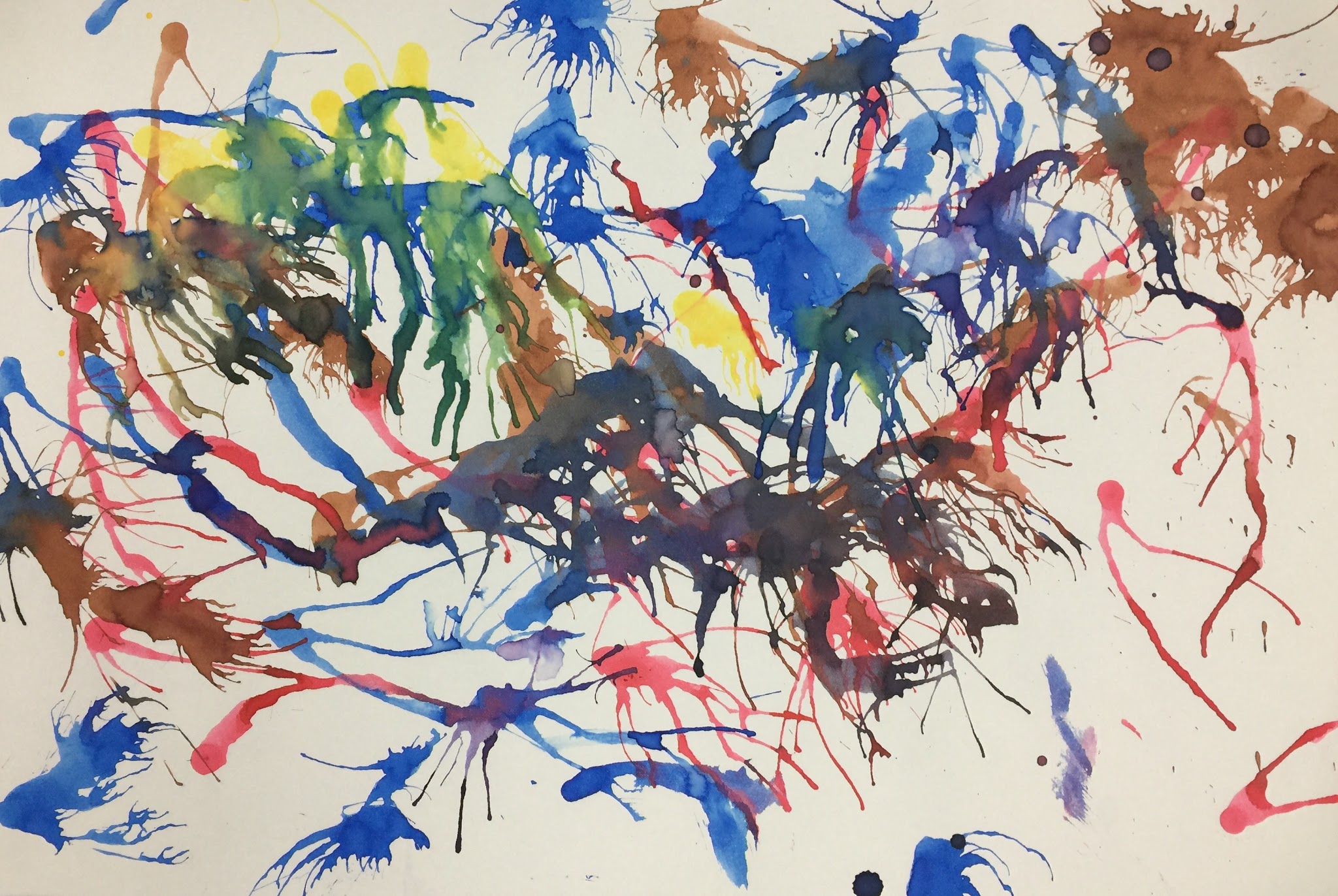 Mrs. Harris' art room: Jackson Pollock painting kindergarten art lesson