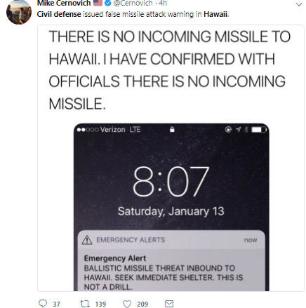 Missile Alert Trend: False missile warning causes wave of panic across ...