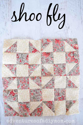 Shoo Fly Quilt Block - Adventures of a DIY Mom