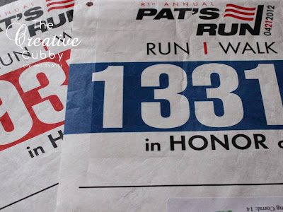 The Creative Cubby: Marathon Bib Holder