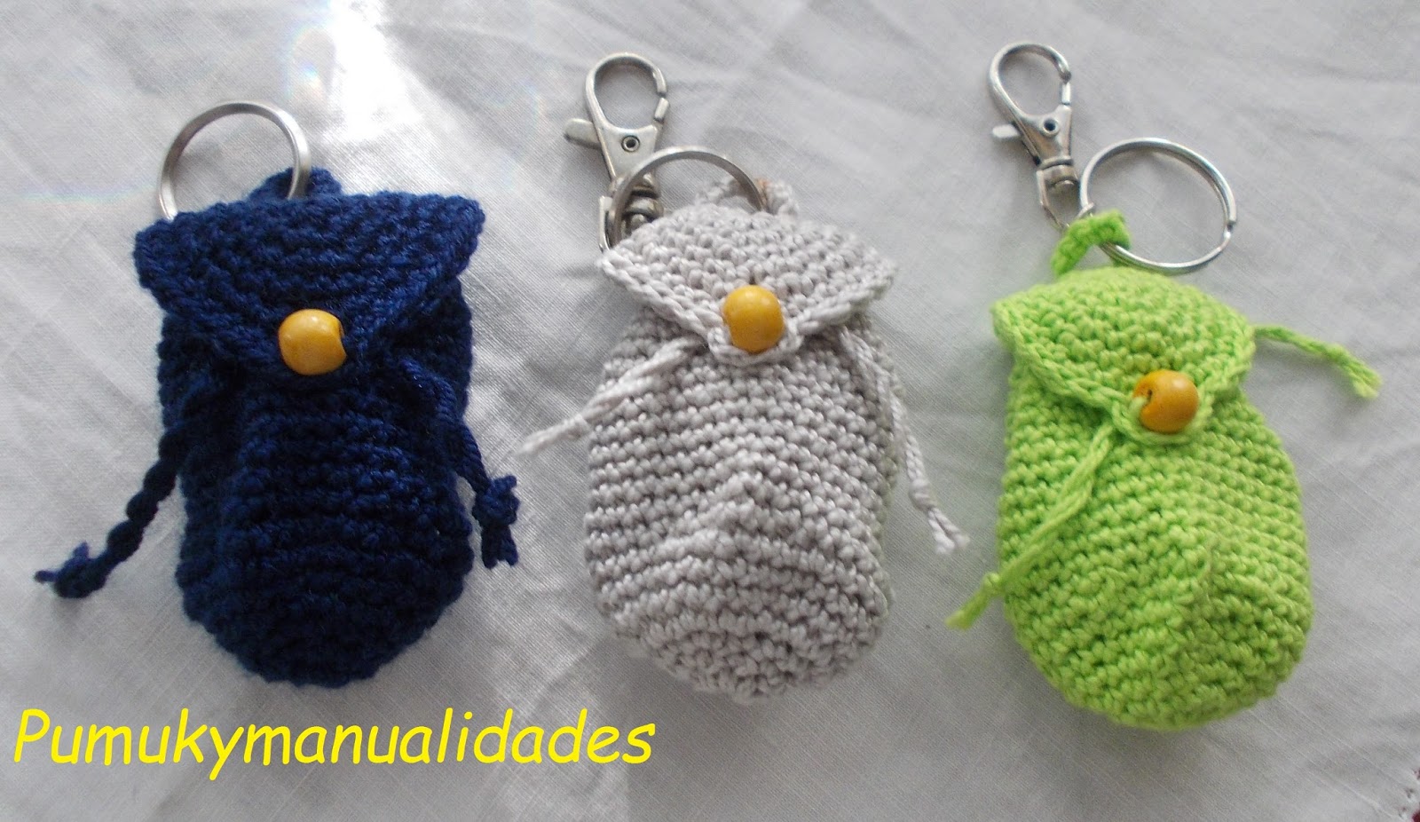 Pumuky Manualidades: Llaveros Mochila