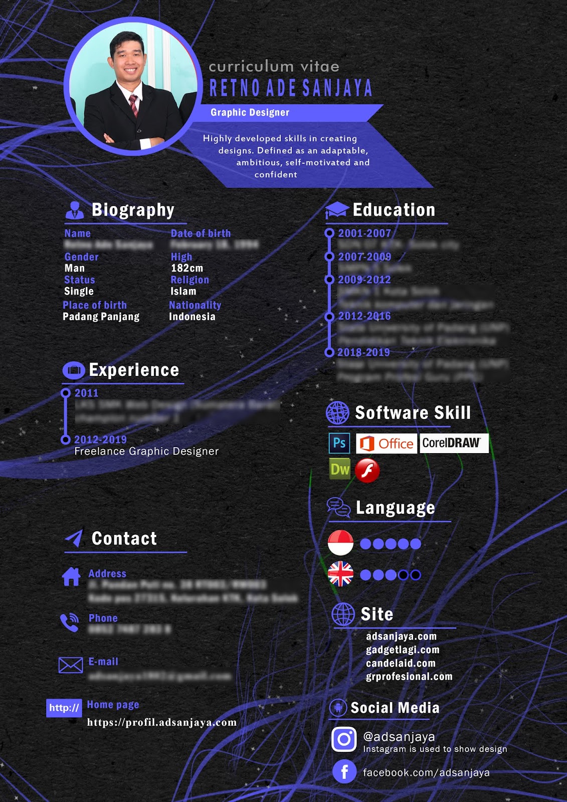 Free template cv bagus terbaru 2019 - CV keren doc bisa di edit kembali ...