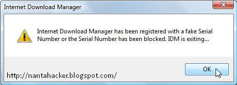 Cara Mengatasi Munculnya Fake Serial Number IDM