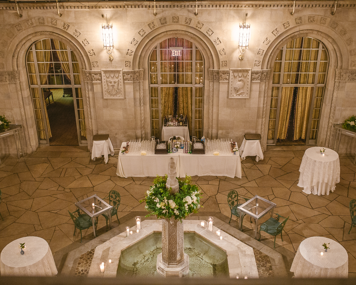 Summer Wind: Our Mosaic Wedding Linens at The Duquesne Club Pittsburgh