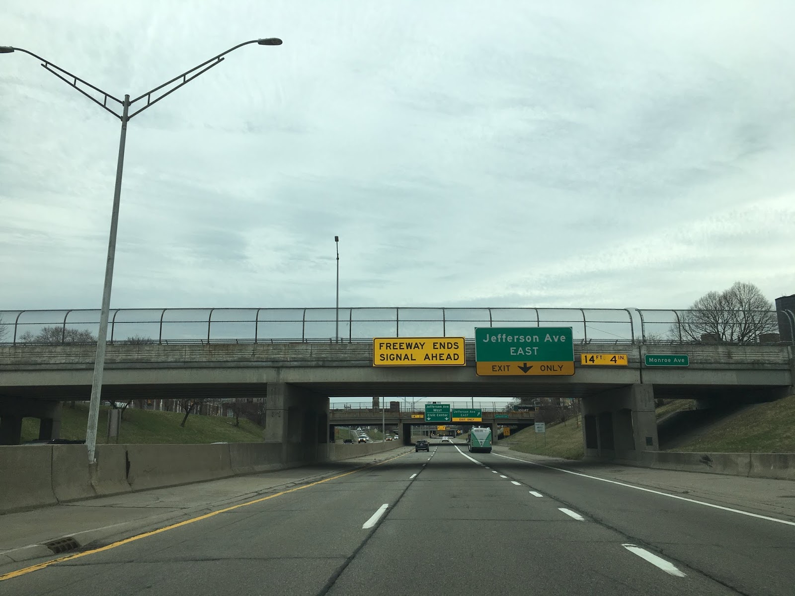 Interstate 375 in Detroit; a doomed freeway?