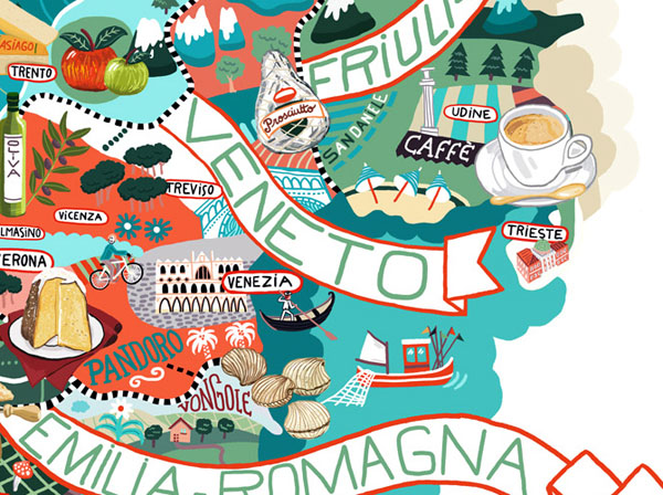 Italian Food Map