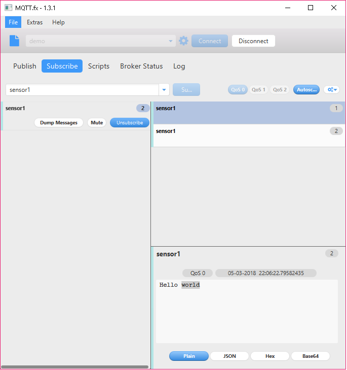 Sử dụng Javascript MQTT Client với Websockets