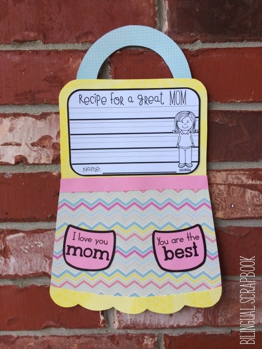 Bilingual Scrapbook: Mother's Day Craft and More