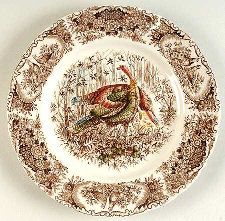 vignette design: Turkey Plates To Whet Your Thanksgiving Whistle
