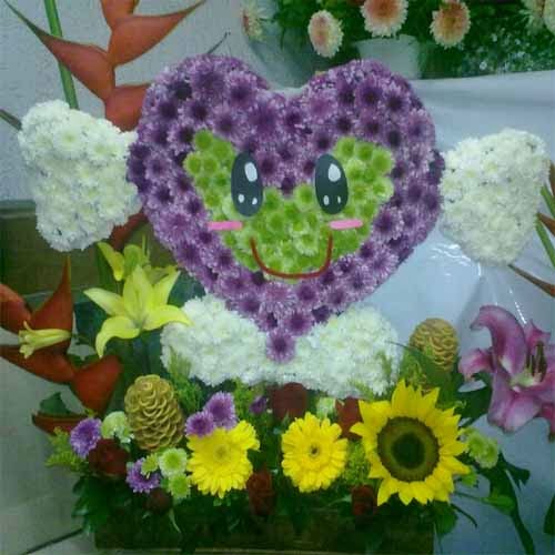 ENVIO DE FLORES MEXICO: FIGURAS CON FLOR