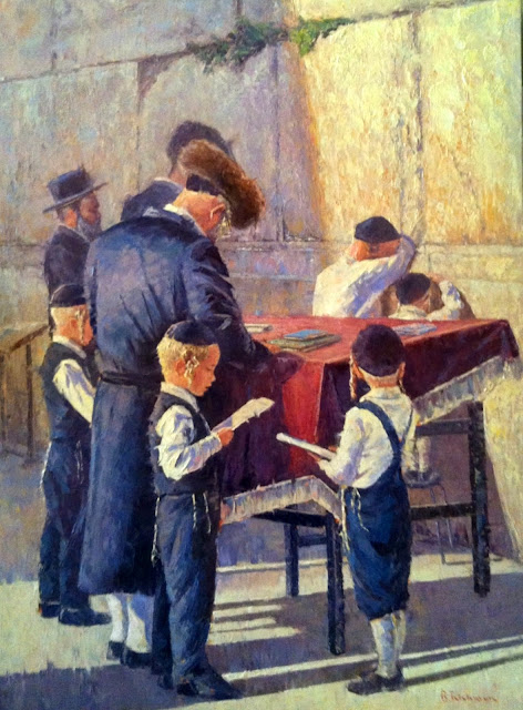 A Painter's Journey: "KOTEL PRAYERS". 5 ft x 4 ft. A powerful, and ...