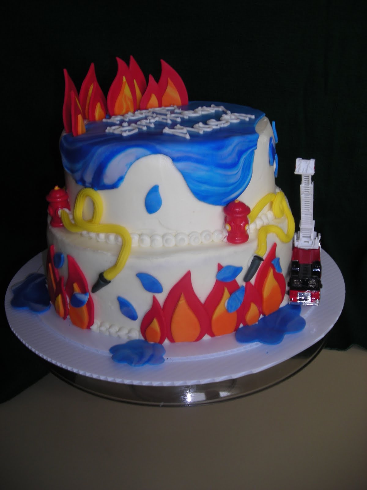 pattycakes: Fireman Theme Birthday Cake