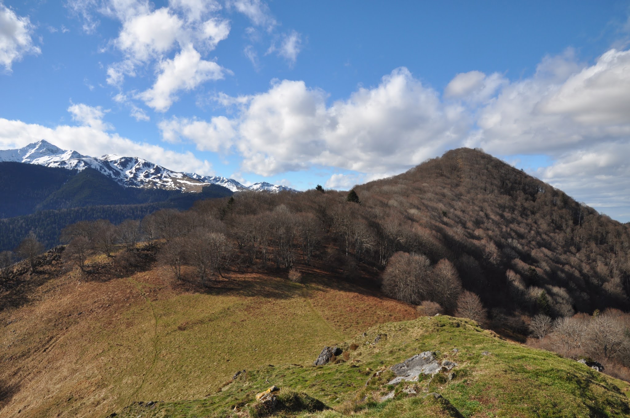 Monné 1259m, Petit Monné, 1172m et Tucou, 950m, depuis Bagnères de Bigorre.