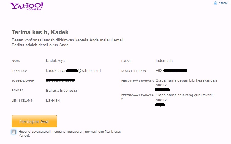 Cara Membuat Akun Email Baru di Yahoo - Dika AW