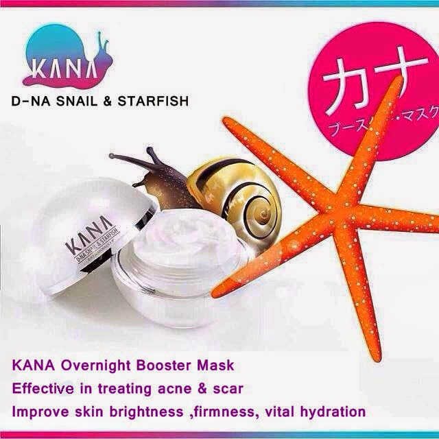 Jorise Lee: Skin Care review: Kana D-NA Snail & Starfish overnight ...