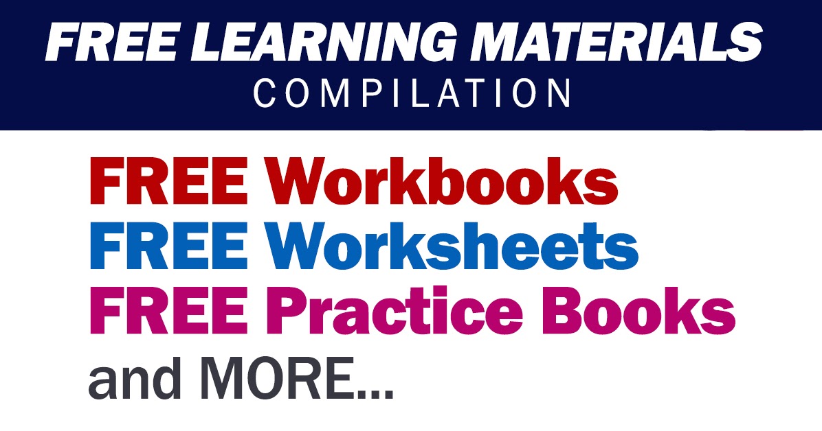 FREE Downloadable Learning Materials, Workbooks, Worksheets, Practice ...