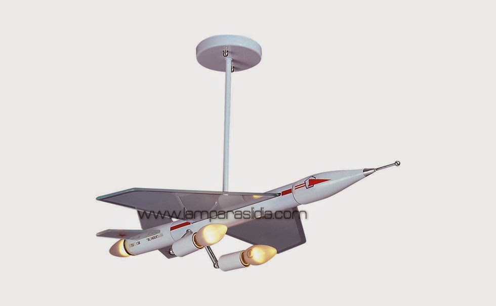 Iluminación y Lámparas en Madrid: Iluminación infantil "Lámpara avión ...