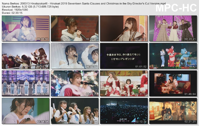 200313 Hinatazaka46 - Hinakuri 2019 Seventeen Santa Clauses and Christmas in the Sky Directors ...