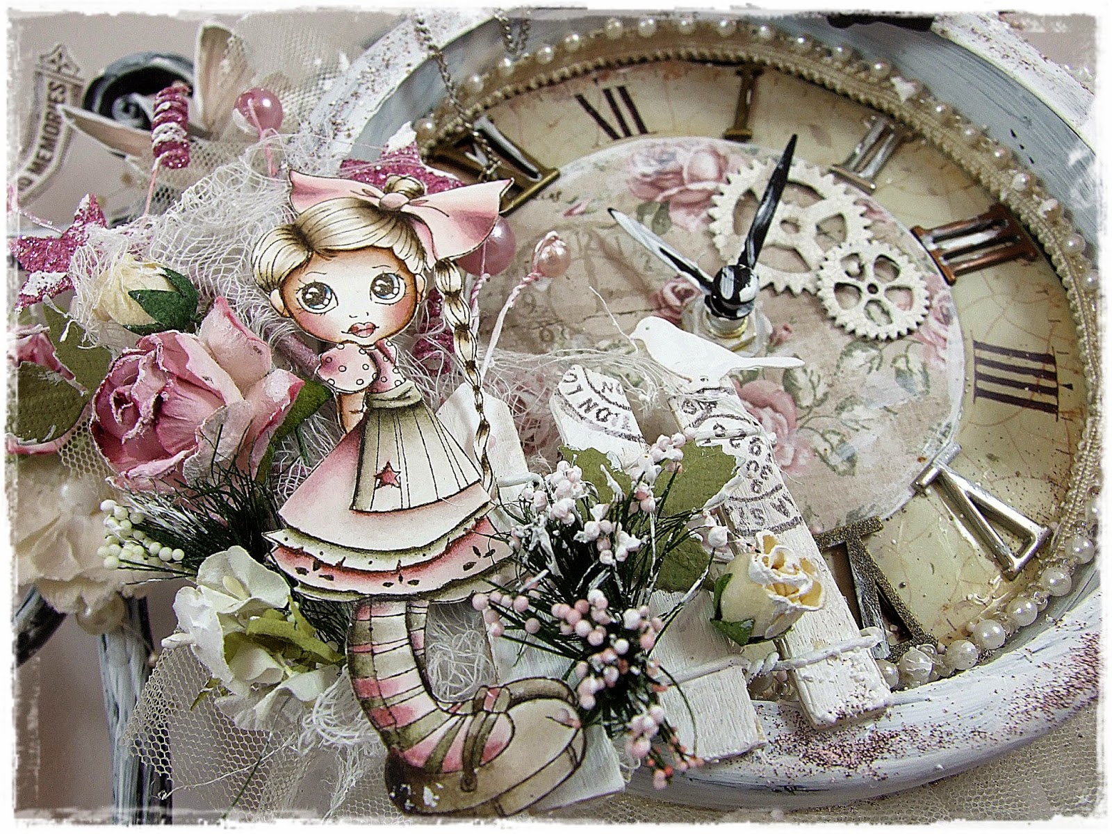 Crafteezee: Altered Vintage Clock