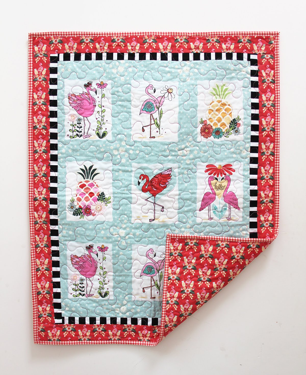 A Bit of Scrap Stuff - Sewing, Quilting, and Fabric Fun: Flamingo Fever ...
