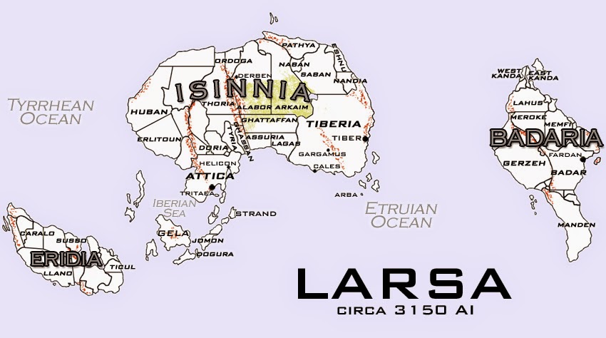 ety3rd: Kobol and Beyond: Writing, Again: Part XI - Finalized Maps