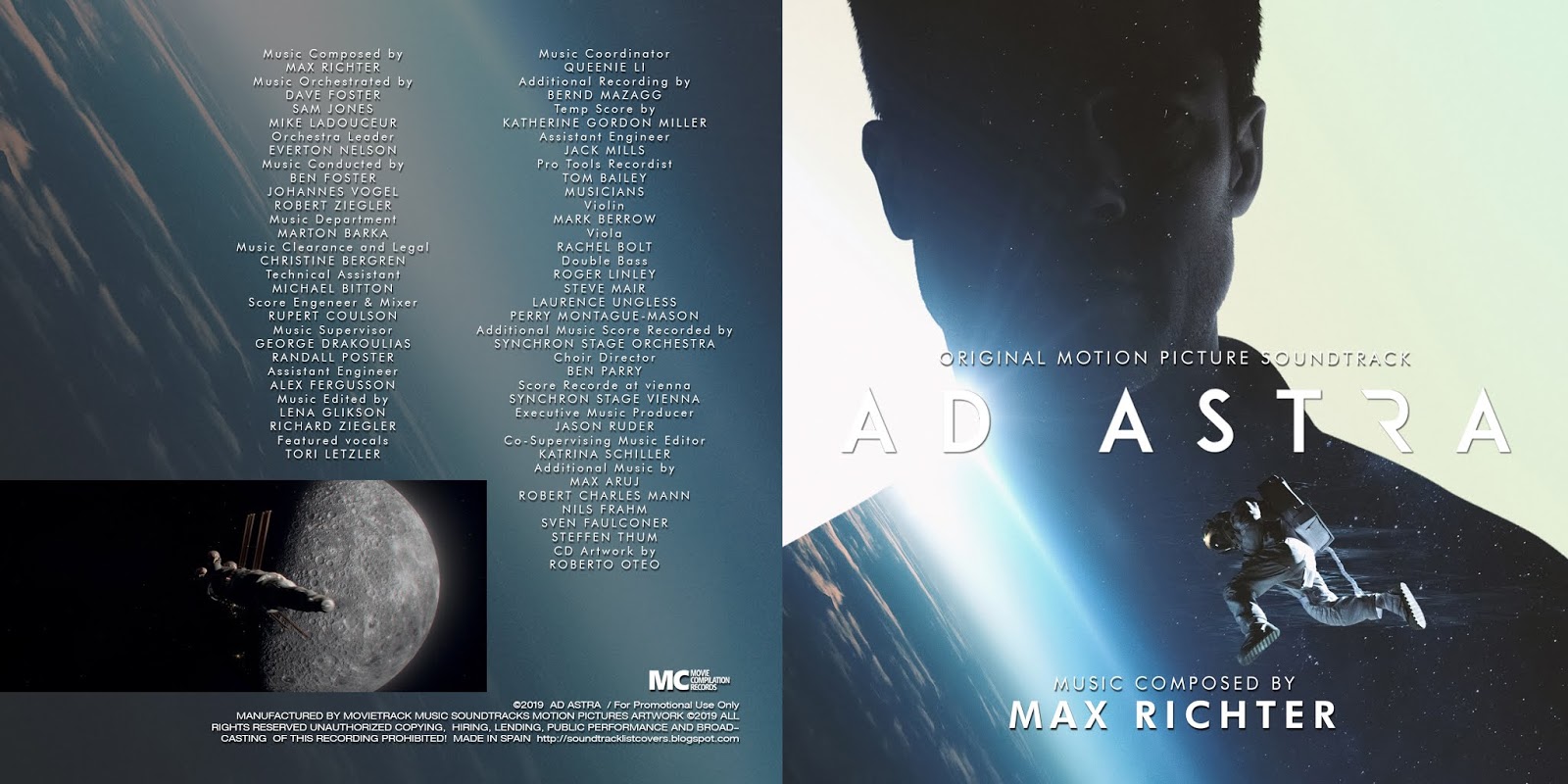 Soundtrack List Covers: Ad Astra Complete (Max Richter)